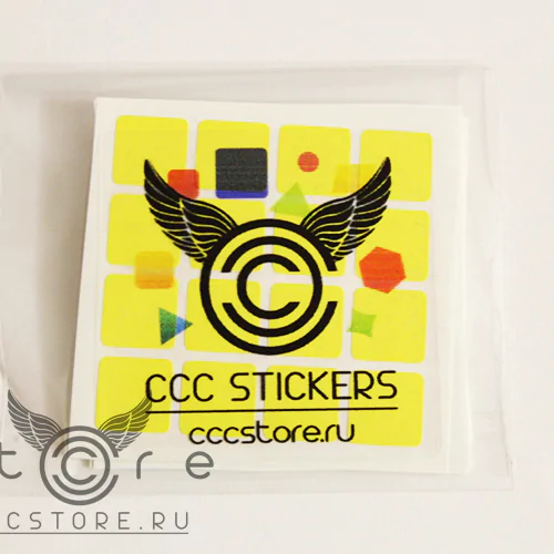 Наклейки CCC STICKERS матовые на MoYu AoSu mini | купить, обзор, цена ...
