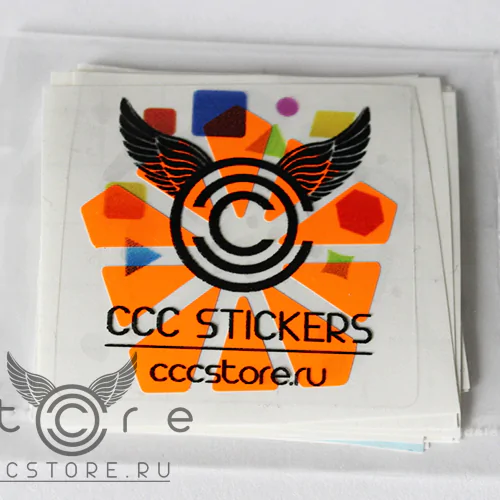 Наклейки CCC STICKERS флю на Pyraminx Crystal | купить, обзор, цена, отзывы